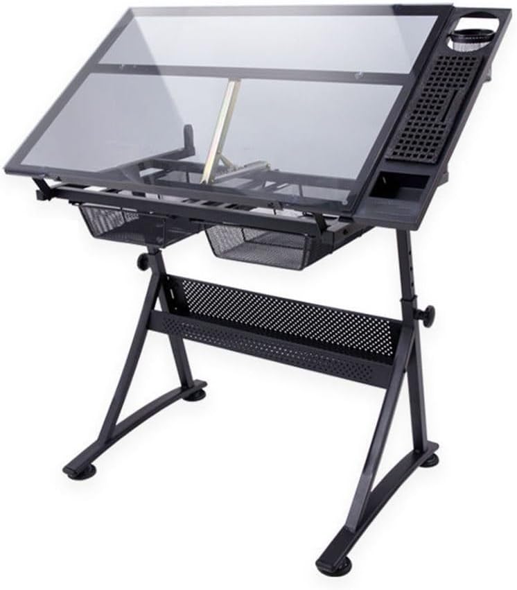 Amazon.com: TeMkin Drawing Desks for Artists Adjustable Art Desk with 2 ...