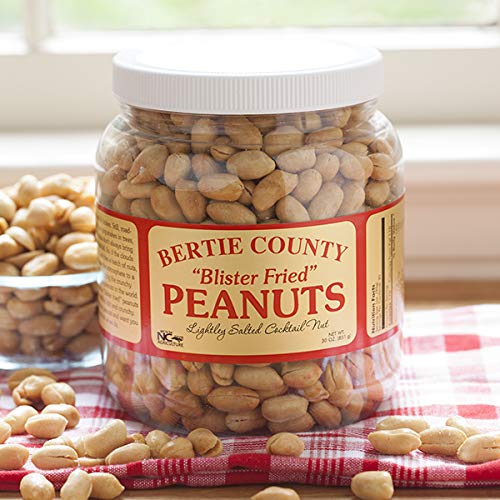 Amazon.com : Bertie County Blister Fried Peanuts, 30oz jar : Grocery ...