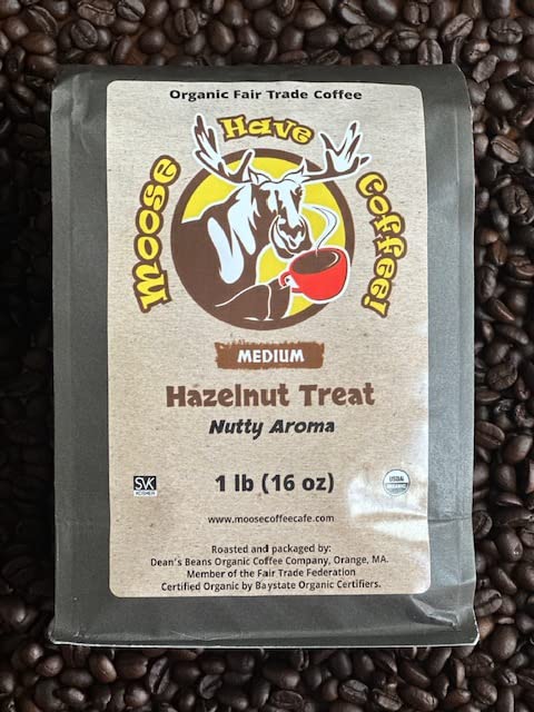 Amazon.com : MOOSE HAVE COFFEE! ORGANIC WHOLE BEAN COFFEE – HAZELNUT ...