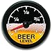 Amazon.com - Black Beer Meter Level Vinyl Sticker Decal Cup Cooler ...