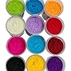 Amazon.com: 12colors Flocking Fibers Powder,Candy Manicure White Color ...