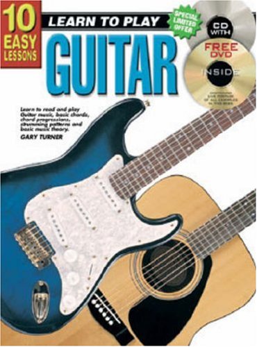 Teach Yourself Guitar: 10 Easy Lessons [Book + CD] : Gary Turner ...