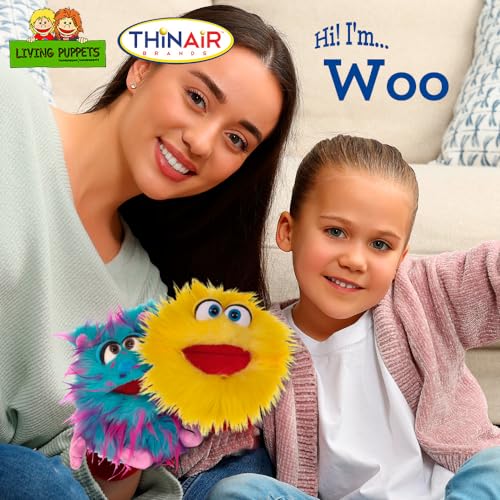 Snapklik.com : Living Puppets - Woo The 9-Inch Yellow Friendly Monster