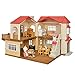 Amazon.com: Calico Critters Red Roof Country Home - Dollhouse Playset ...