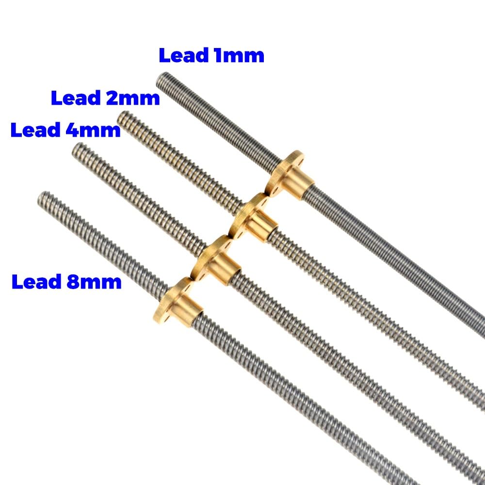2 Mm Brass Rod 304 Stainless Steel T10 Trapezoidal Screw Rod With Brass ...