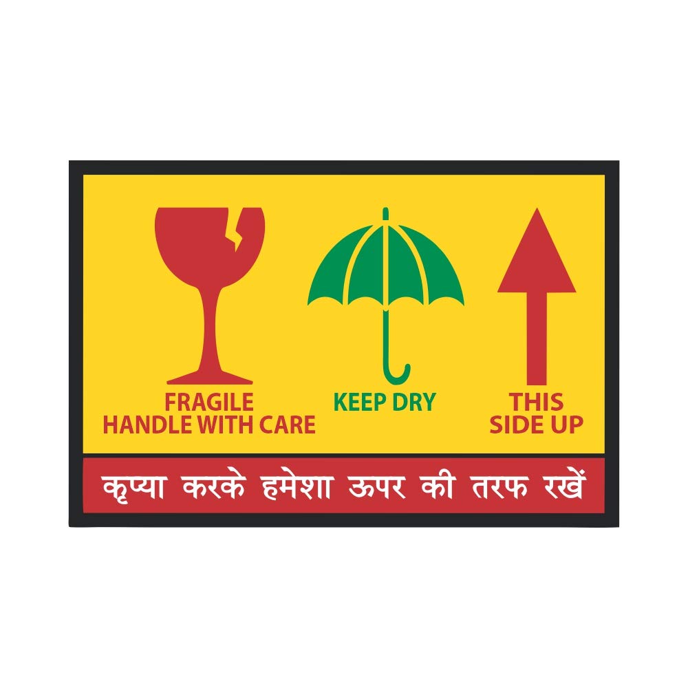 Anne Print Solutions® Fragile Handle with Care Sticker in Hindi ...