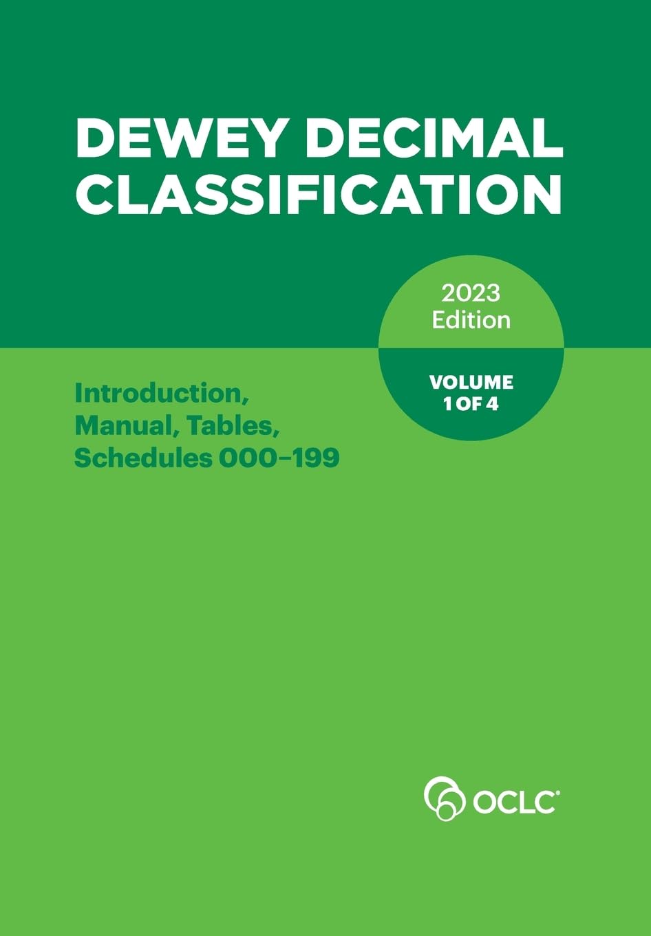 Dewey Decimal Classification 2023 Edition Volume 1 of 4: Amazon.co.uk ...