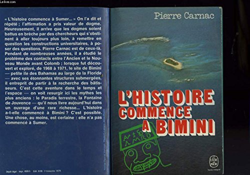 Amazon.com: L'Histoire commence à Bimini (Le Livre de poche ...