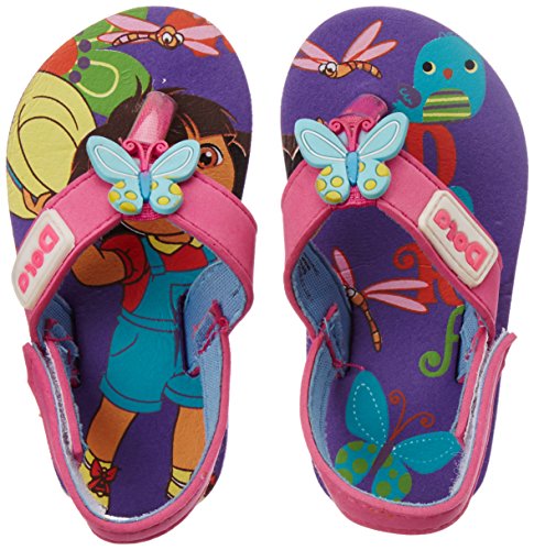 Buy DORA Girl's Purple Flip-Flops and House Slippers - 8C UK at Amazon.in