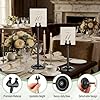 Amazon.com: Kathfly 24 Set Black Table Number Holders Adjustable Metal ...