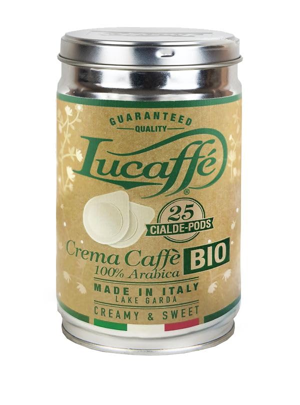 Amazon.com: LUCAFFÉ Crema Caffe' BIO | Organic Gourmet Biodegradable ...