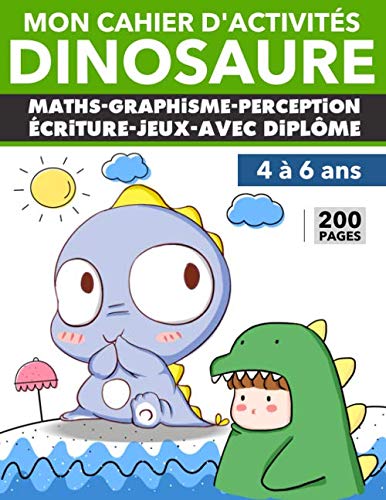 Amazon.com: Mon cahier d'activités Dinosaure: Cahier d'activités de ...