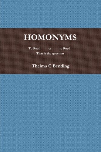 Homonyms: David N Bending: 9781447897897: Amazon.com: Books