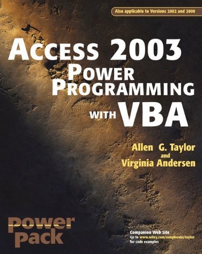Access2003 Power Programming with VBA by Allen G. Taylor (2003-10-31): Allen G. Taylor: Amazon ...