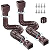 Gutterlix Flexible Gutter Downspout Extensions, Connectable Downspout ...