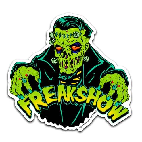 Amazon.com: 4" Freakshow Zombie Horror Sticker Greaser Rockabilly ...
