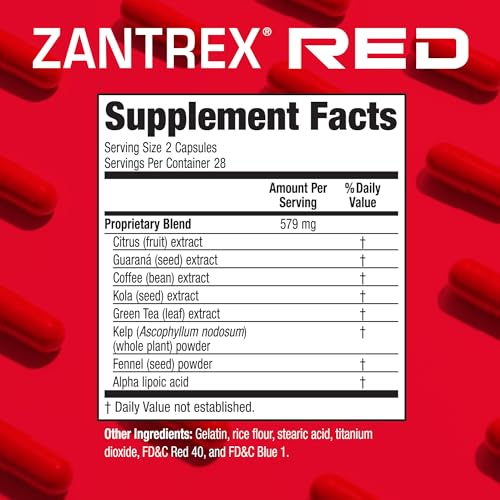 Zantrex Red - 56 Comprimidos - Pílulas para Perda de Peso - Queimador ...