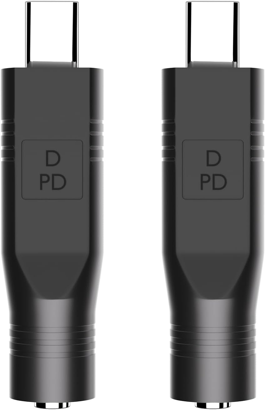 Amazon.com: Jadebones 2 Pack USB C Male to DC Female Power Cable ...