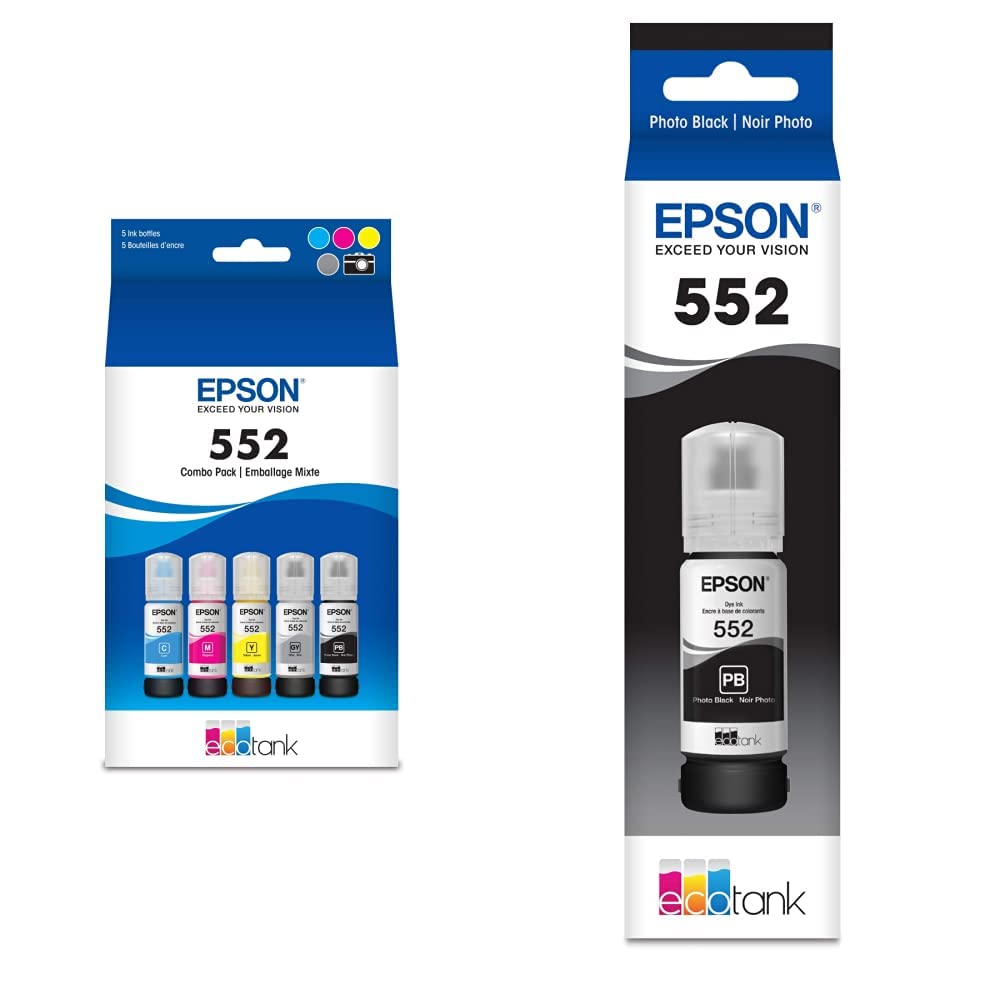 Amazon.com: Epson Claria ET Premium T552920 High Capacity Bottle Ink ...