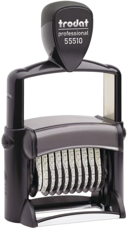 Amazon.com : USST5546 - Black - U. S. Stamp & Sign Professional ...