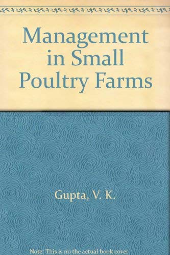 Management in Small Poultry Farms: V.K. Gupta: 9788170170921: Amazon ...