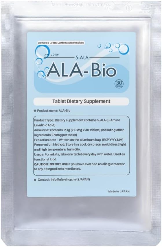 Amazon.com: ALA-BIO Dietary Supplement, 5-ALA (5-Amino Levulinic Acid ...