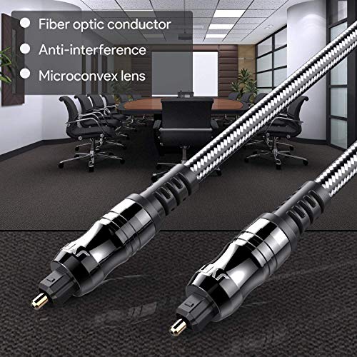 Snapklik.com : Digital Optical Audio Toslink Cable 15ft/4.5m, S/PDIF ...
