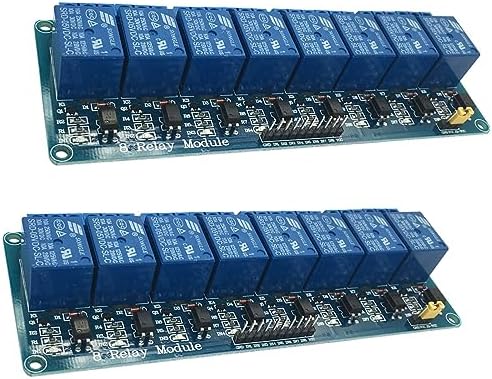 Amazon.com: SuziePi 2PCS DC 5V 8 Channel Relay Module Compatible with Arduino R3 MEGA Raspberry ...