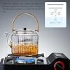 Amazon.com | Glass Teapot with 2 Infusers 1100ml/37.2 fl oz, Heat ...