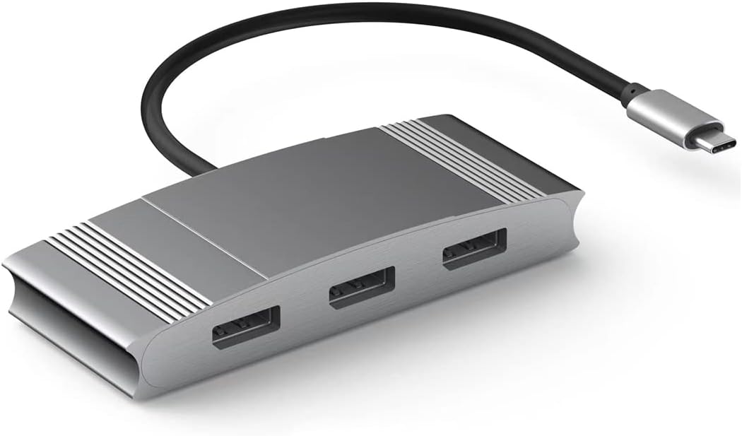 Amazon.com: WJESOG USB C to 3 DisplayPort Splitter,Type C Multi Monitor ...