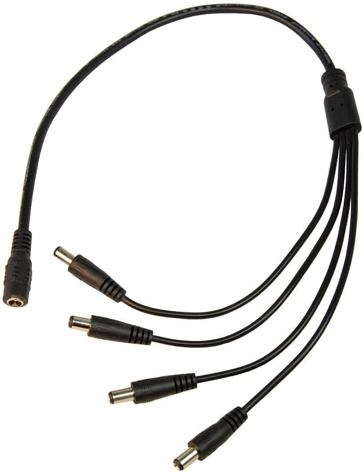 Amazon.com : HQRP DC Female to 4 Male Power Splitter Cable Compatible ...