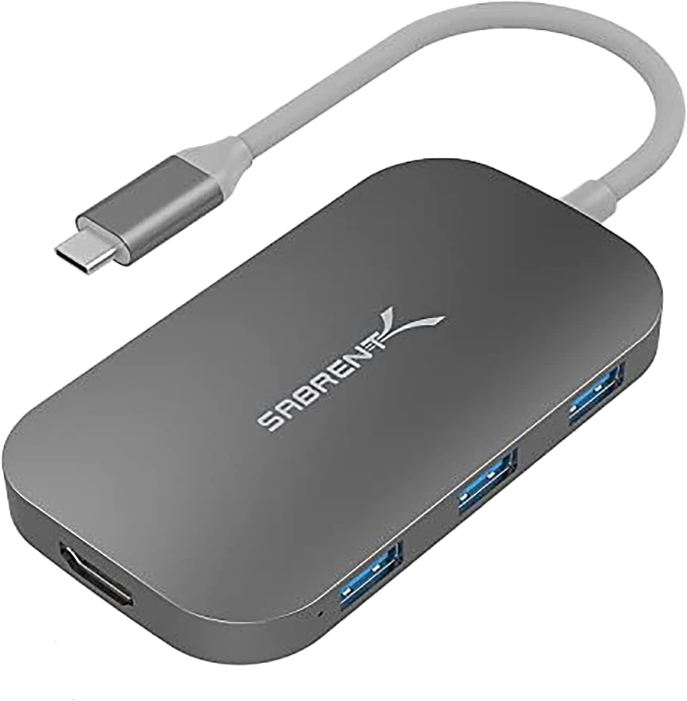 Amazon.com: SABRENT Multi-Port USB-C Hub with Power Delivery and HDMI ...