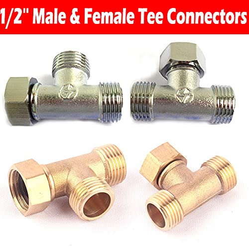 Snapklik.com : 3 Way Pipe Connector 1/2" T-Shape Equal Male & Female ...