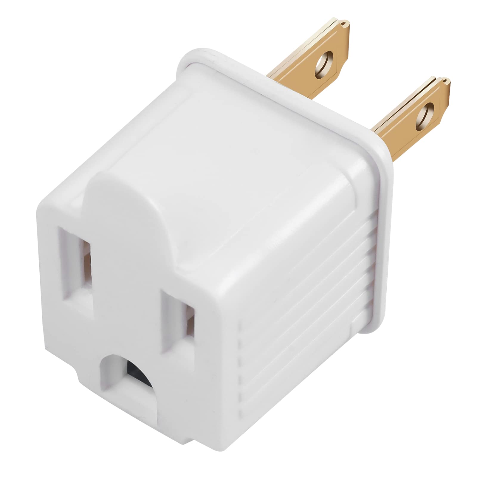 Snapklik.com : TENINYU Grounded Adapter 3-Prong To 2-Prong Outlet ...