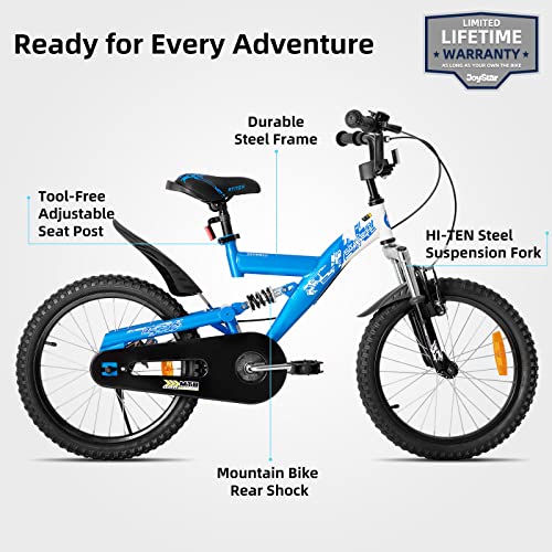 Snapklik.com : JOYSTAR Contender 16 Inch Full Dual-Suspension Mountain ...