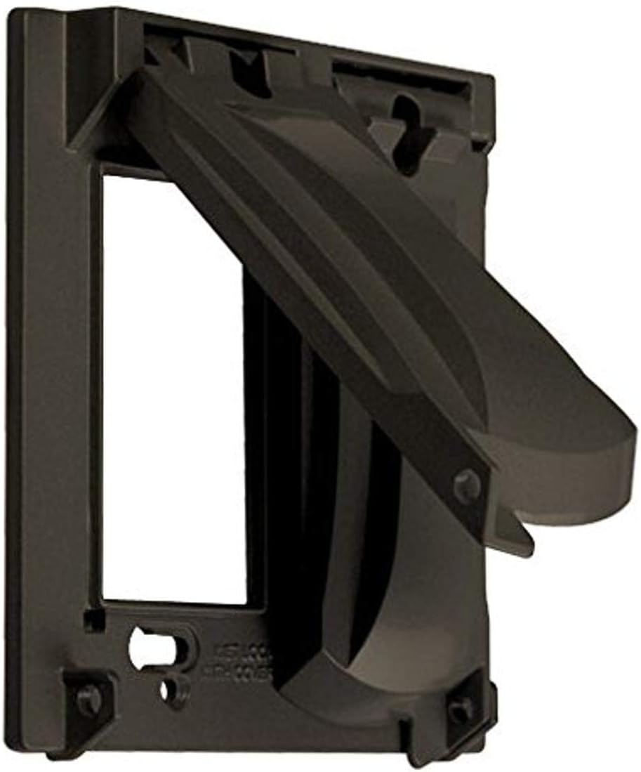 Hubbell-Bell MX2050S Two Gang Two Device Flat Metal Weatherproof ...