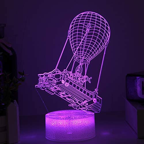 Birthdday Gifts Battle Bus Battleroyale Game Lamps with 3D Stereo ...