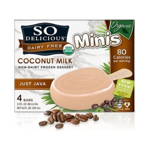 Amazon.com : So Delicious Organic Minis Just Java with Coconut Milk Bar ...