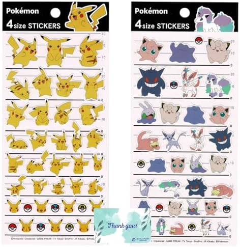 Amazon.co.jp: カミオジャパン ポケット シール モンスター 4サイズステッカーズ マイコレクトステッカーズ まとめ買い ピクセルアート ドット 小学校 プレゼント 子供 孫 ...