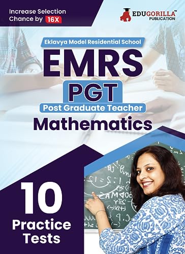 EMRS PGT Mathematics Exam Book 2023 (English Edition) - Eklavya Model Residential School Post ...