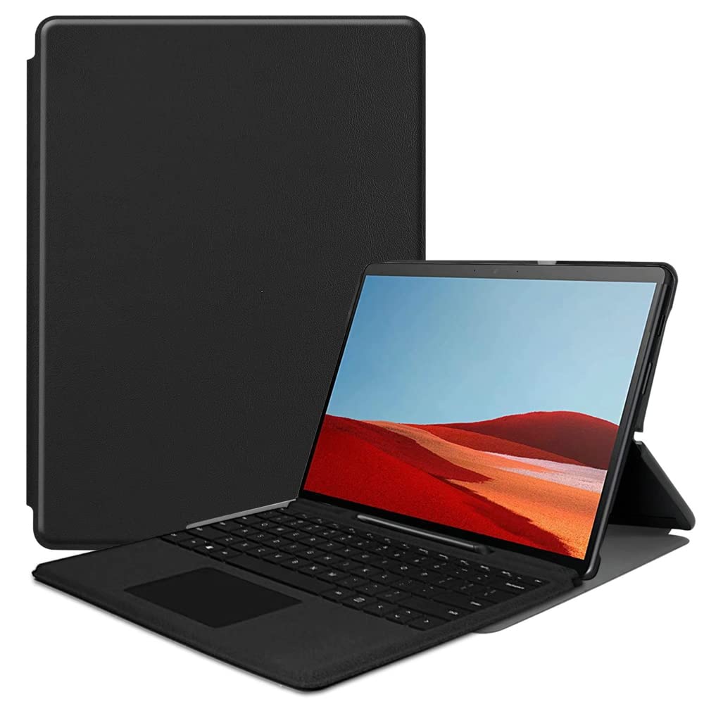Amazon.com: for Microsoft Surface Pro X 13" Leather Case, Ultra Slim ...