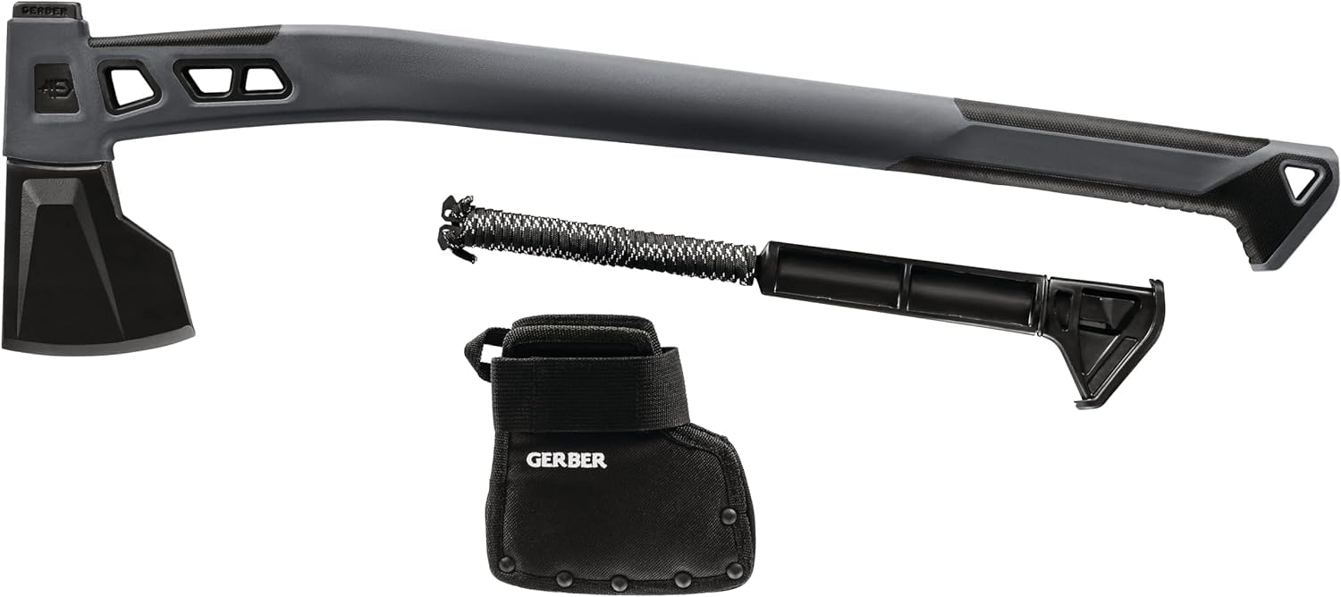 Amazon.com : Gerber Gear Bushcraft Axe - Camping & Survival Hatchet ...