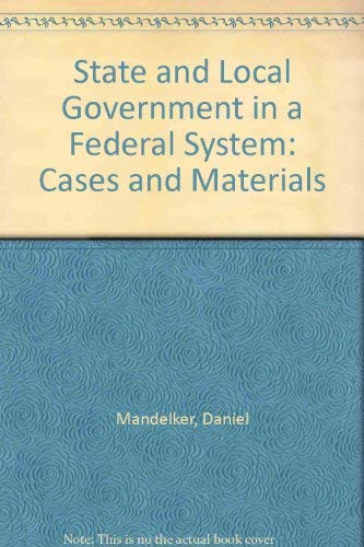 Amazon.com: State and Local Government in a Federal System: Cases and ...