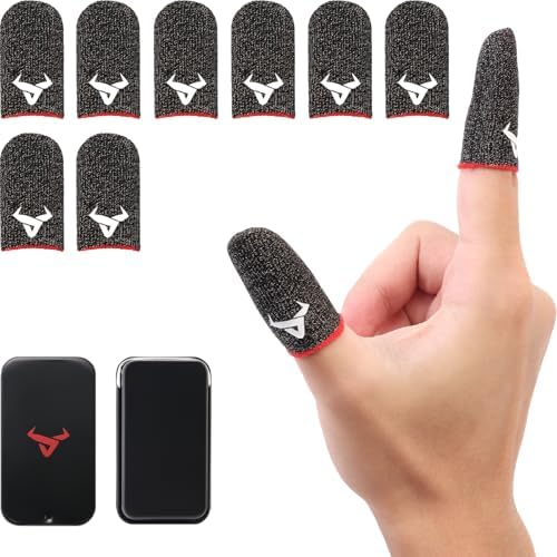Amazon.com: sinrella 6 Pack Gaming Finger Sleeves Thumb Sleeve for ...
