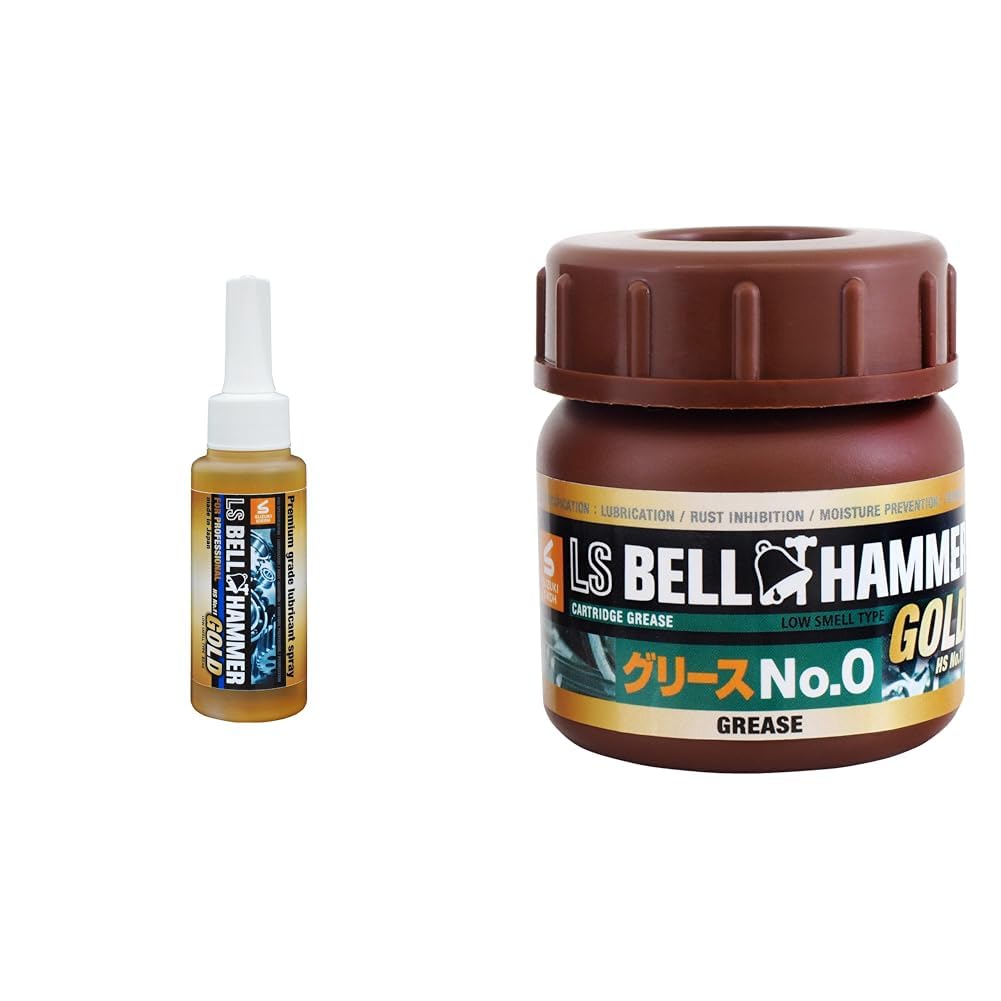 Amazon.co.jp: 【セット買い】スズキ機工(Suzuki Kikoh) 超極圧潤滑剤 LSベルハンマーゴールド 原液80ml ...