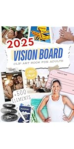 2025 Vision Board Libro en Español: Crea tu tablero de visión con más ...