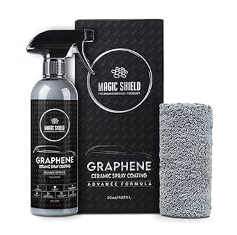 Magic Shield Graphene Ceramic Spray Coating - Quick & Easy Application ...