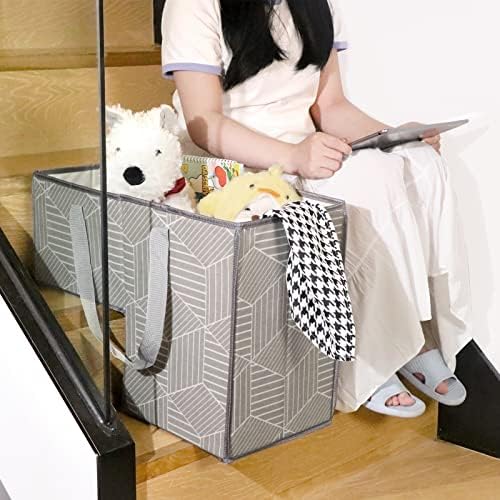 Amazon.com: Stair Basket with Handles - Premium Felt Staircase Baskets ...