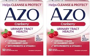Amazon.com: AZO Cranberry Urinary Tract Health Supplement, 1 Serving ...