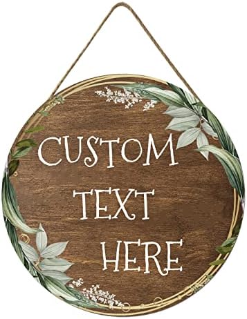 Amazon.com : Dacawin Personalized Custom Door Sign With Family Name ...